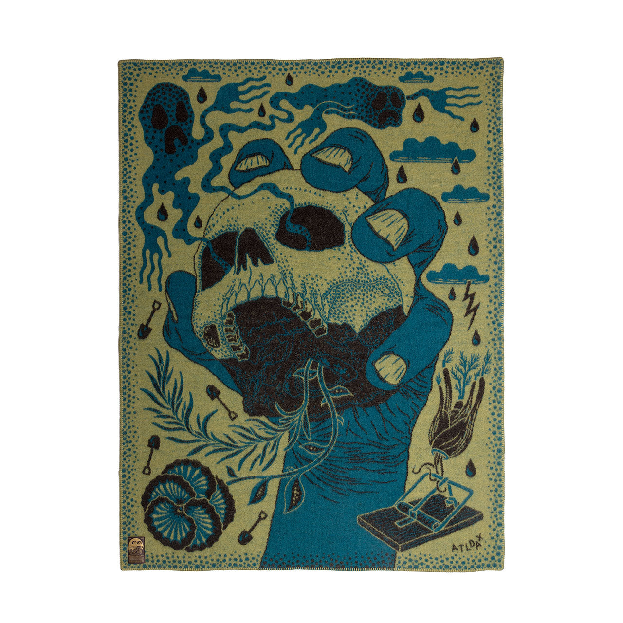 Indigofera x Björn Atldax Skull Blanket No. 7 "Yorick"