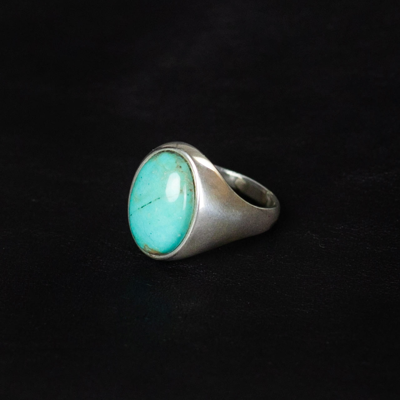 Red Rabbit Trading Co. Turqoise Signet Stone Ring