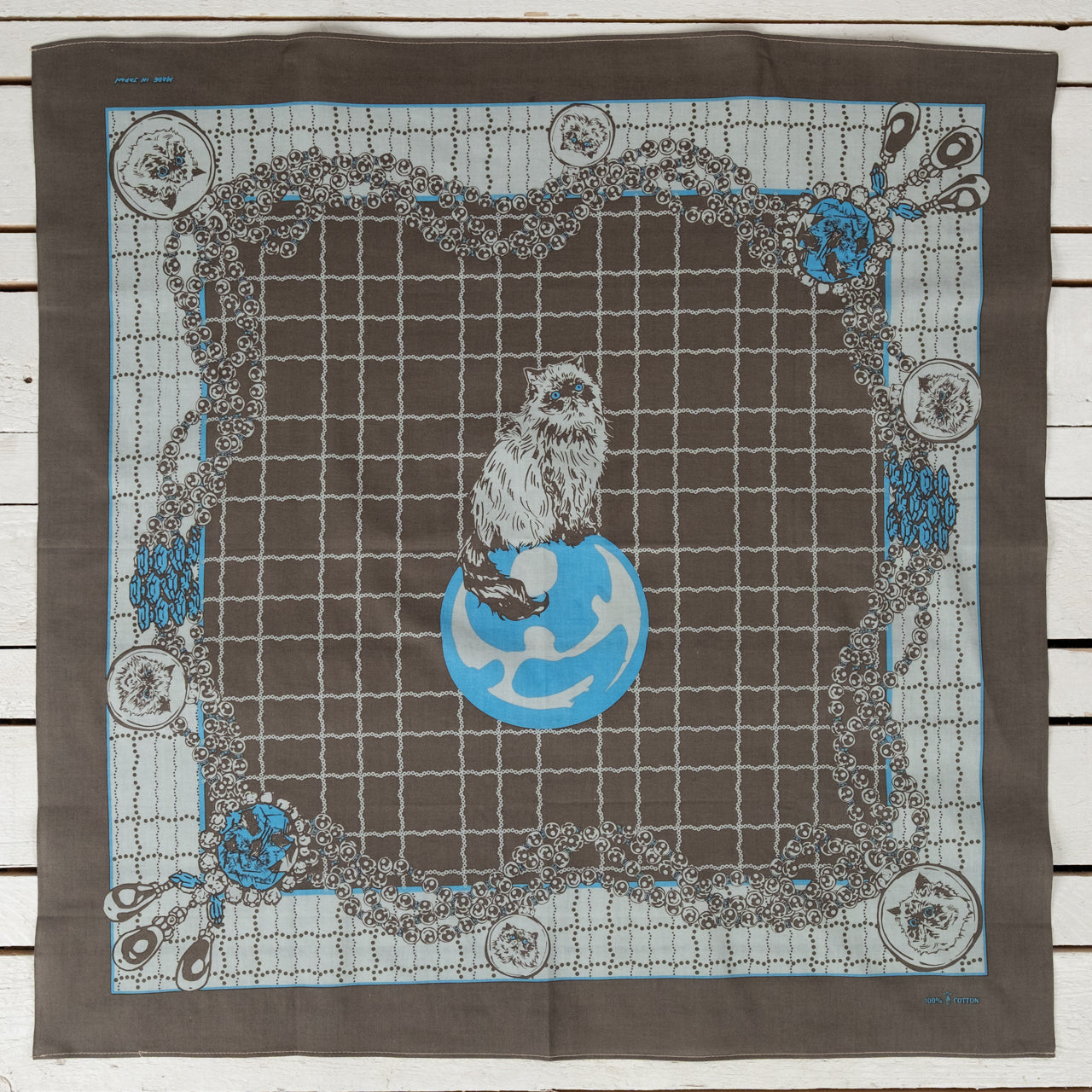 Bandana "Ore-Ossan" 70x70 Pearl